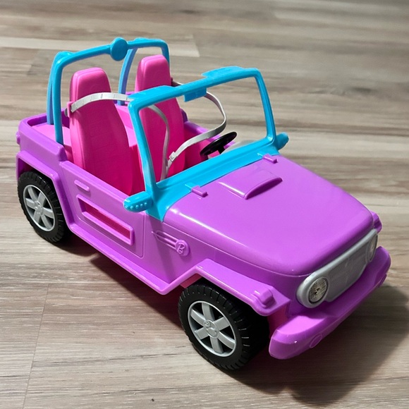 Barbie | Toys | Barbie Purple Offroad Vehicle With 2 Pink Seats Treaded ...